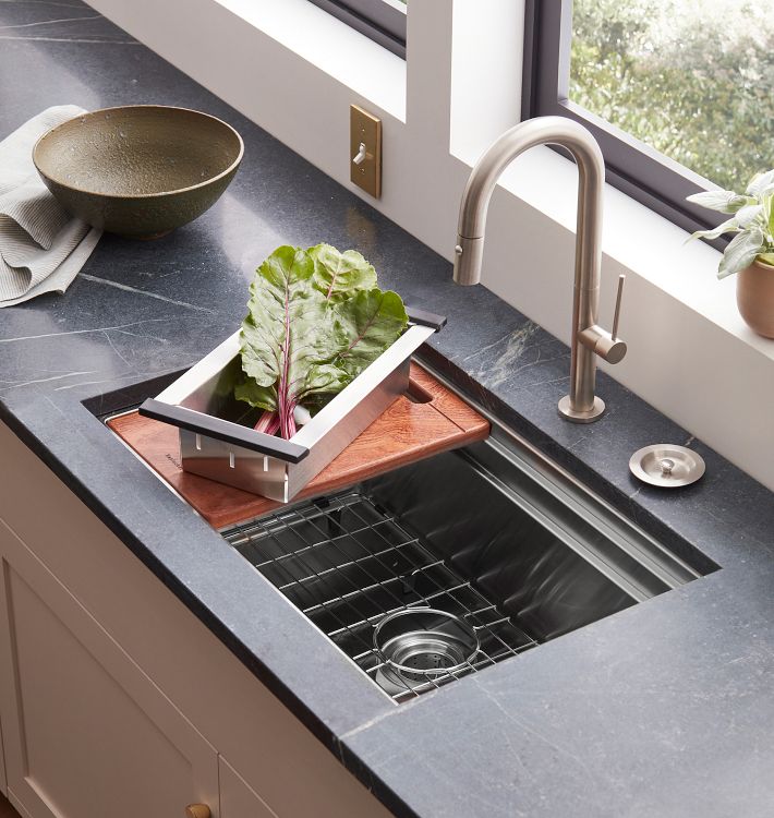 Cannon Single Workstation Kitchen Sink | Rejuvenation