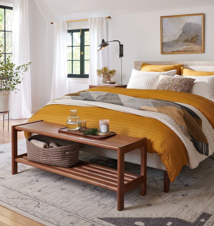 Melrose Upholstered Bed | Rejuvenation