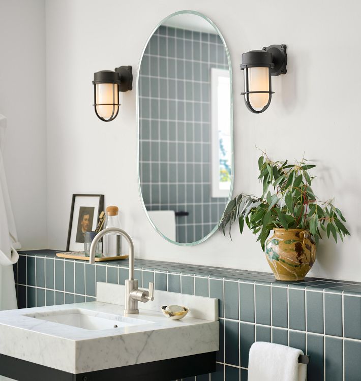 Frameless Pill Mirror | Rejuvenation