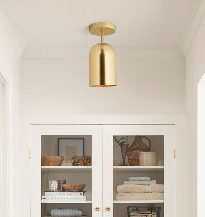 Paige 5" Articulating Dome Cylinder Semi-Flush Fixture | Rejuvenation