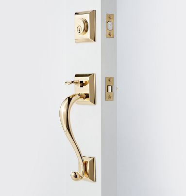 Coleman Classic Lever Exterior Door Hardware Tube Latch Set | Rejuvenation