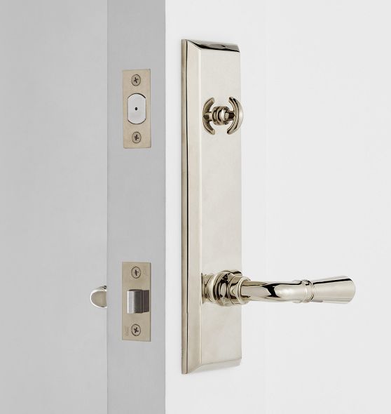 Putman Beaded Lever / Lever Exterior Door Hardware Tube Latch Set ...