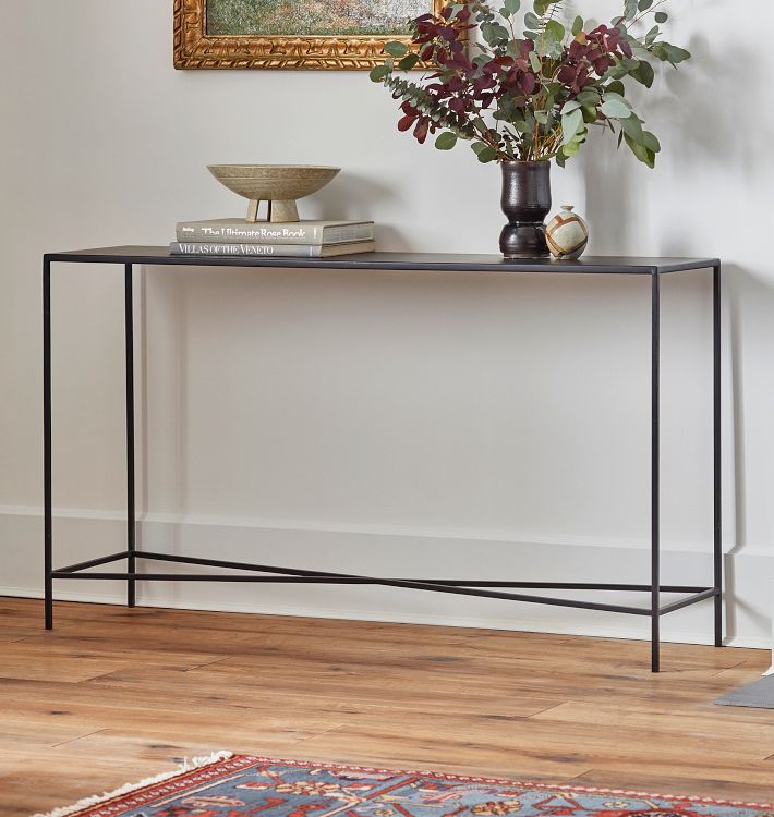 Burton Metal Console Table | Rejuvenation