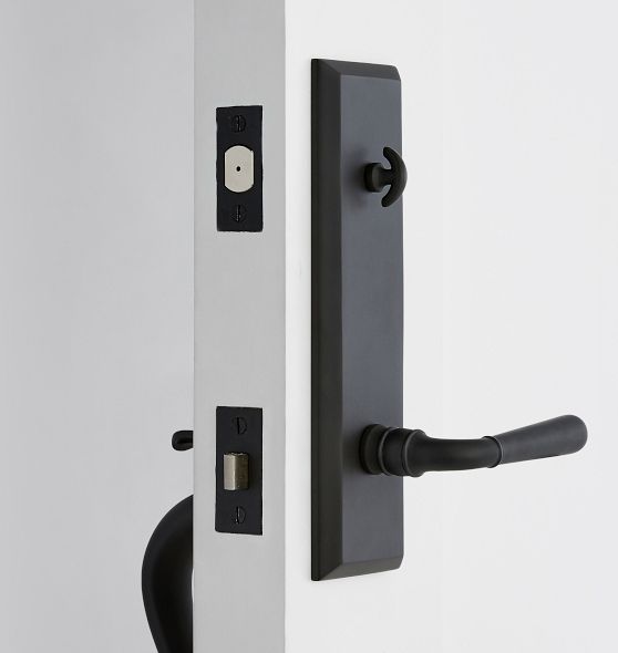 Coleman Classic Lever Exterior Door Hardware Tube Latch Set | Rejuvenation