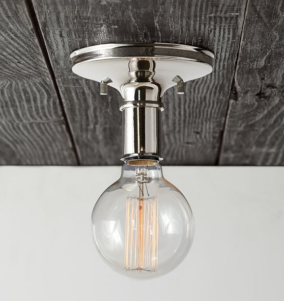 Eastmoreland Bare Bulb Semi-Flush Mount | Rejuvenation