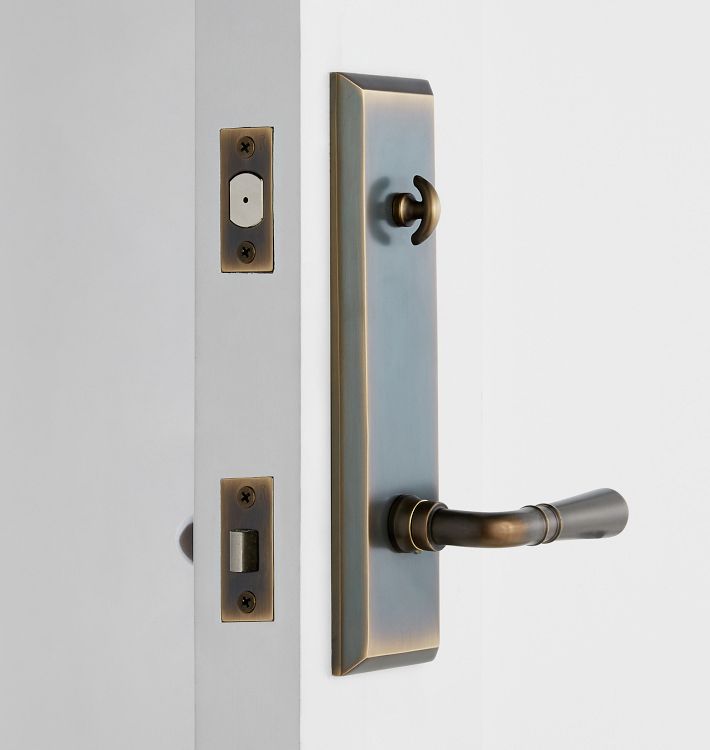 Putman Beaded Lever / Lever Exterior Door Hardware Tube Latch Set ...