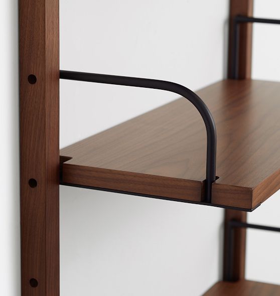 Hart Modular Walnut Shelving Unit | Rejuvenation