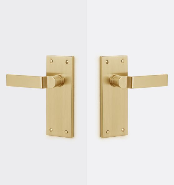 Tabor Lever Tube Latch Interior Door Set | Rejuvenation