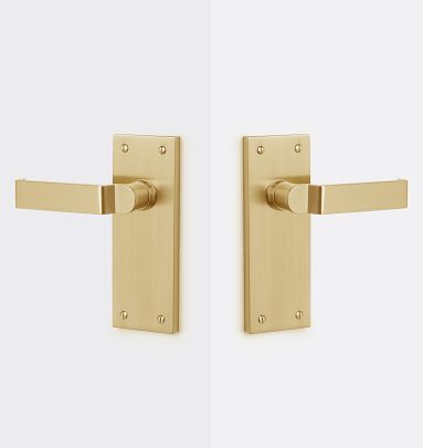 Tabor Lever Tube Latch Interior Door Set | Rejuvenation