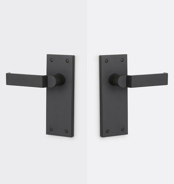 Tabor Lever Tube Latch Interior Door Set | Rejuvenation