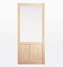 Fir Screen Door with Double Panel Bottom | Rejuvenation