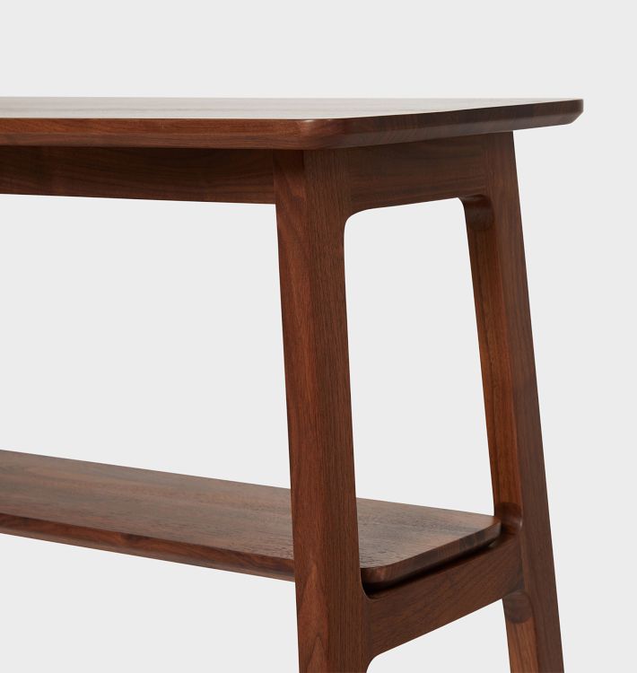 Bilquist Console Table, Walnut | Rejuvenation