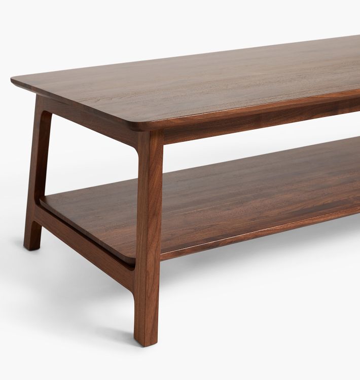 Bilquist Coffee Table, Walnut | Rejuvenation