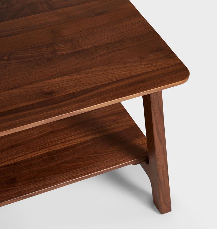 Bilquist Coffee Table, Walnut | Rejuvenation