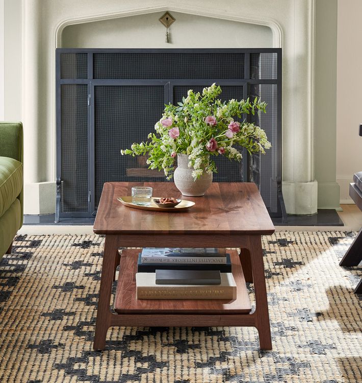 Bilquist Coffee Table, Walnut | Rejuvenation