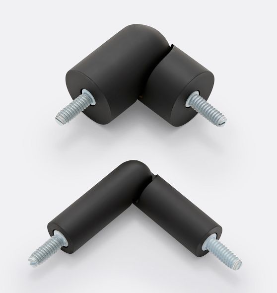 Drapery Pivot Corner Bracket | Rejuvenation