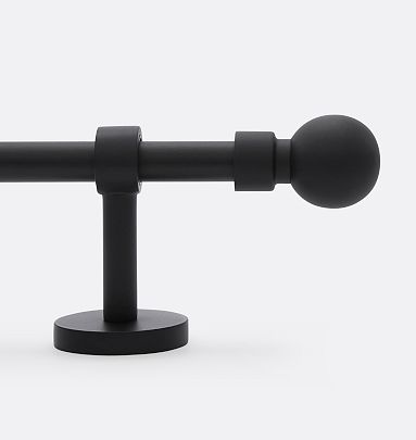 Double Adjustable Ball Drapery Rod Set | Rejuvenation