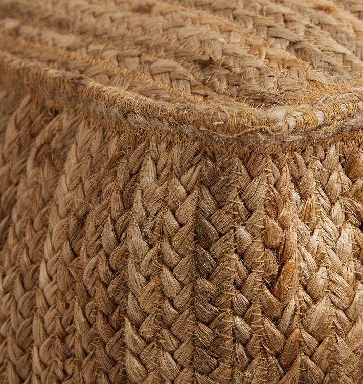 Jute Braided Pouf | Rejuvenation