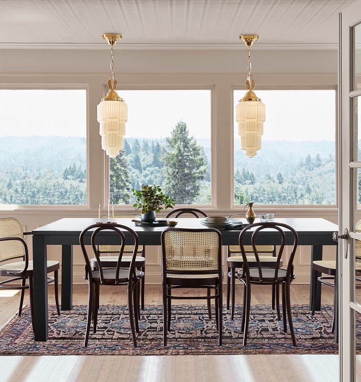 Hollywood 6" Fitter Winged Chain Pendant | Rejuvenation