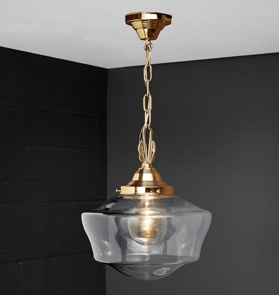 Hollywood 6" Fitter Winged Chain Pendant | Rejuvenation