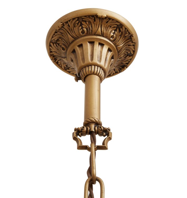 Three-Light Classical Revival Bare Bulb Chandelier | Rejuvenation