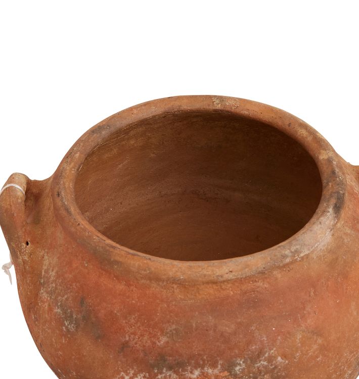 Turkish Terra Cotta Pot with Mottled Patina | Rejuvenation