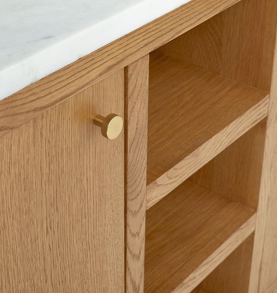 Fallon 60" White Oak Double Vanity | Rejuvenation