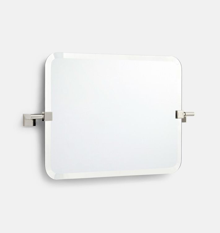 Meadows Frameless Rounded Rectangle Pivot Mirror | Rejuvenation