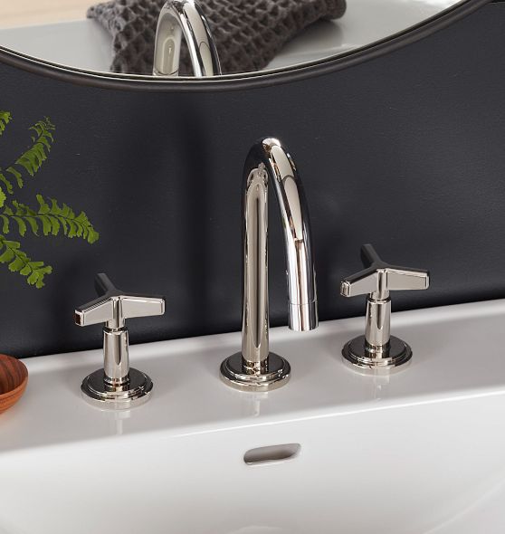 Blair Cross Handle Widespread Bathroom Faucet | Rejuvenation
