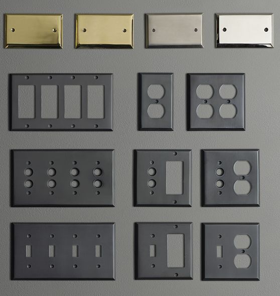 Lewis Single Blank Switchplate | Rejuvenation