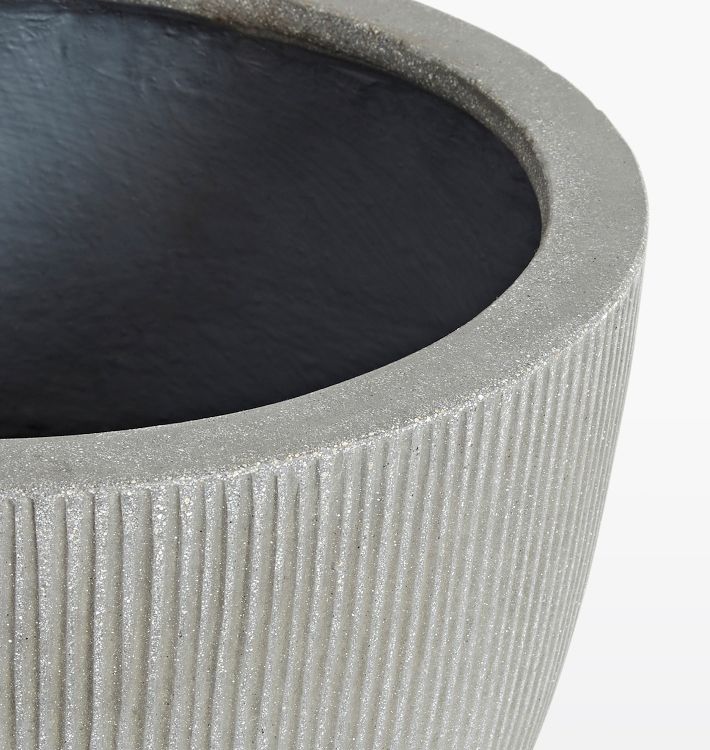 Modern Textured Tapered Planter | Rejuvenation