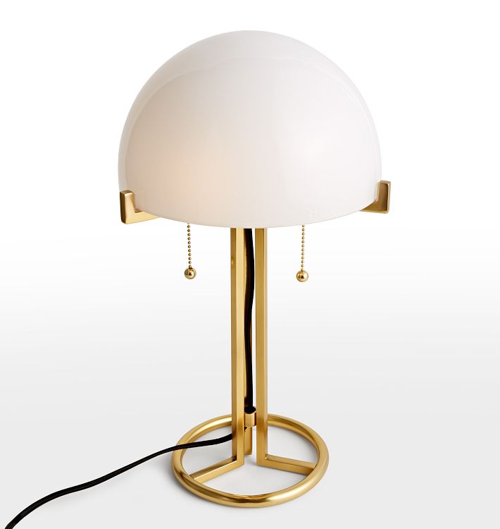 Altadena Glass Shade Table Lamp | Rejuvenation