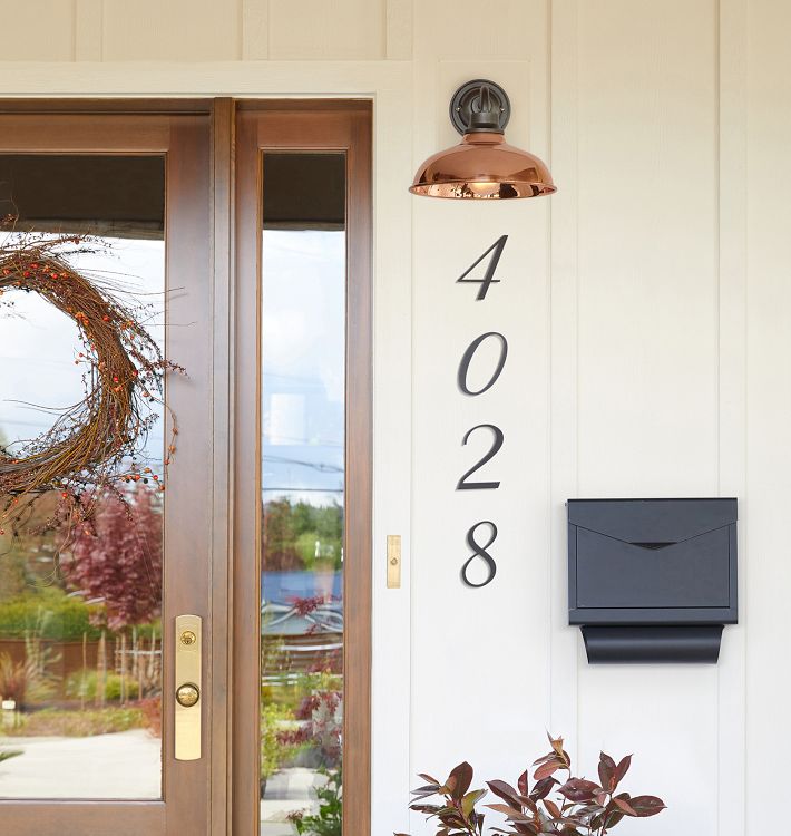Emily Locking Wall Mounted Mailbox | Rejuvenation