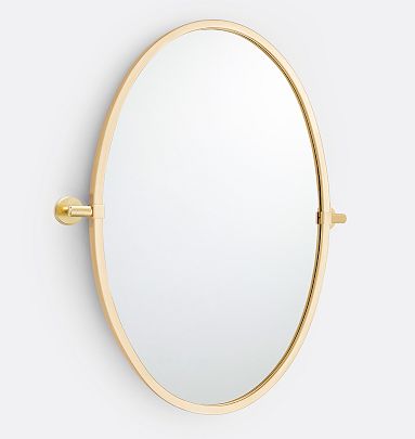Trask Oval Pivot Mirror | Rejuvenation
