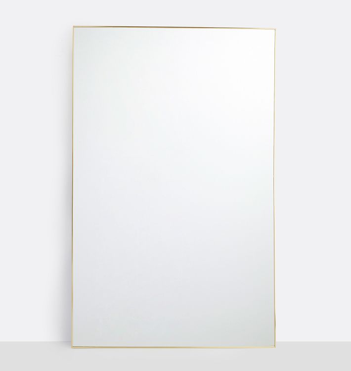 Thin Metal Frame Oversized Floor Mirror | Rejuvenation