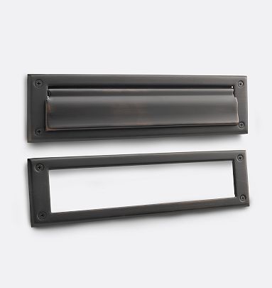 Large Mail Slot with Interior Frame | Rejuvenation
