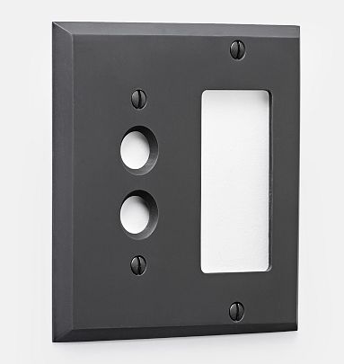 Lewis Push-Button GFCI Switchplate | Rejuvenation