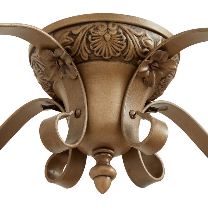 Vintage 4-Light Classical Revival Semi-Flush Fixture | Rejuvenation