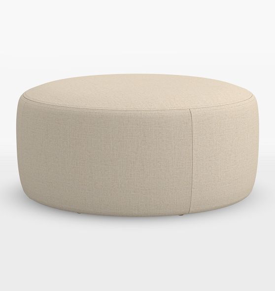 Britton 36" Round Ottoman | Rejuvenation