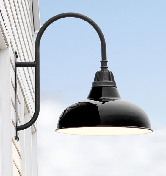 Carson Shepherd's Hook Wall Sconce | Rejuvenation