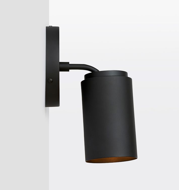 Paige 3-1/4" Articulating Flat Cylinder Wall Sconce | Rejuvenation