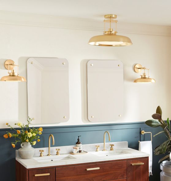 12" Ormandy Semi-Flush Mount | Rejuvenation