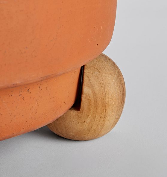 Teak Planter Feet | Rejuvenation