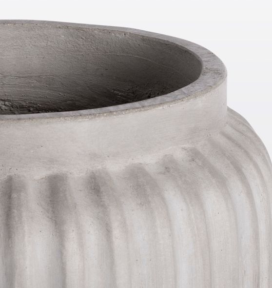Concrete Fluted Planter | Rejuvenation