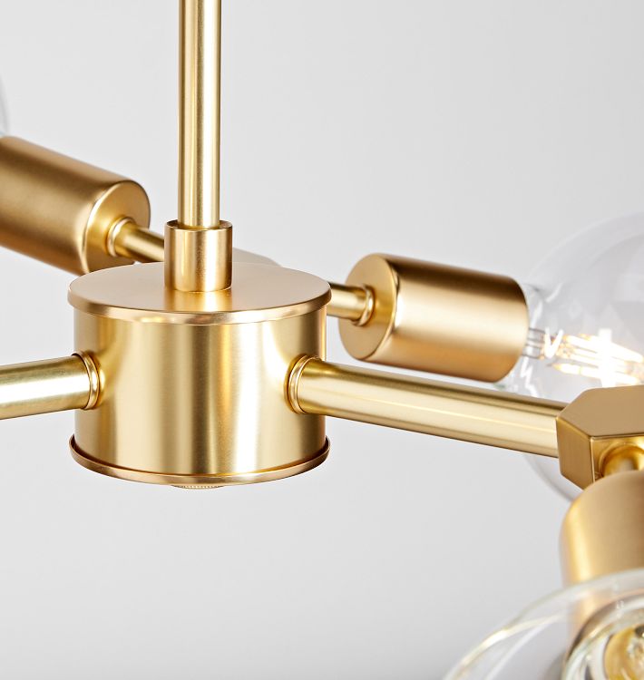 Salem 18" Semi-Flush Bare-Bulb Fixture | Rejuvenation