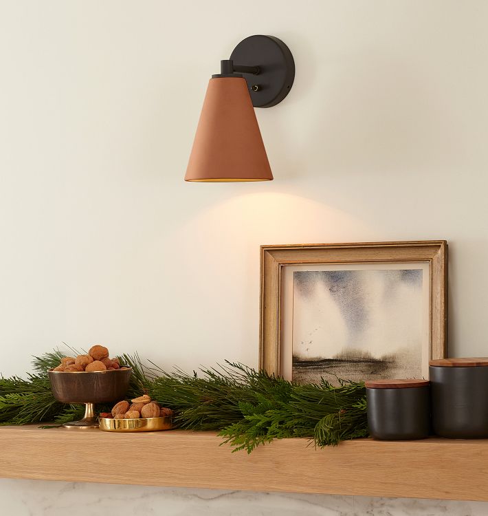 FOLK Abigail 6" Mini Cone Wall Sconce | Rejuvenation
