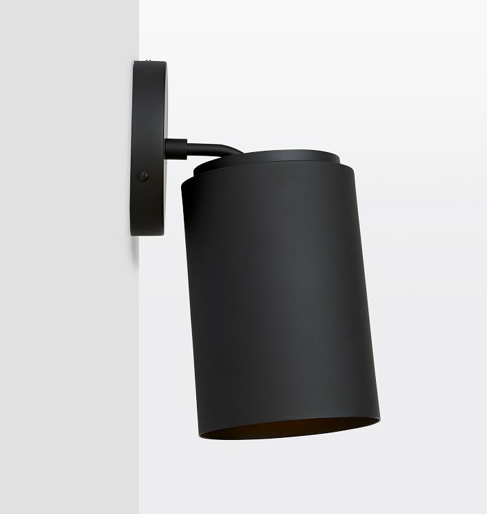 Paige 5" Articulating Flat Cylinder Wall Sconce | Rejuvenation