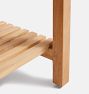 Adela Teak Shower Bench | Rejuvenation