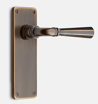 Benson Octagonal Lever Tube Latch Interior Door Set | Rejuvenation