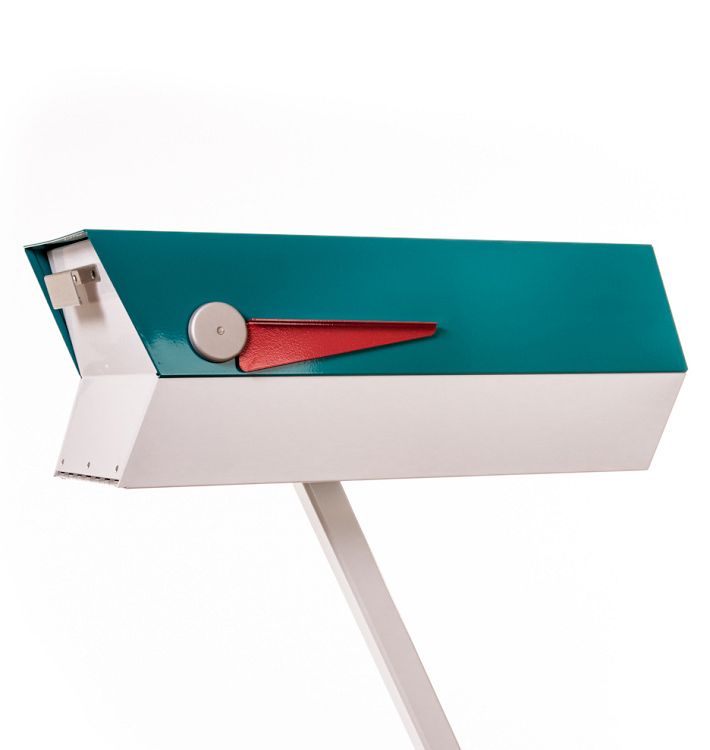 Mid-Century Post-Mount Mailbox | Rejuvenation